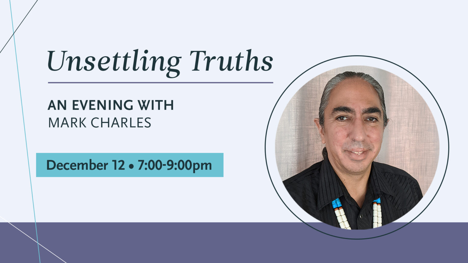 Unsettling Truths: An Evening with Mark Charles - The Seattle School of ...